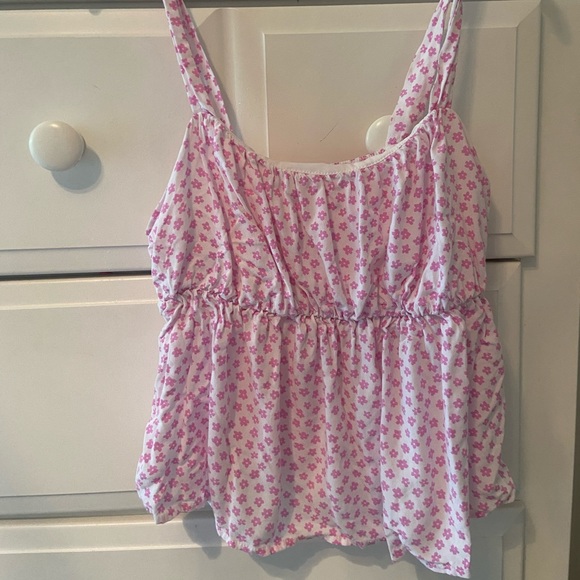 PacSun | Tops | Super Cute Pacsun Top With Pink Flowers | Poshmark